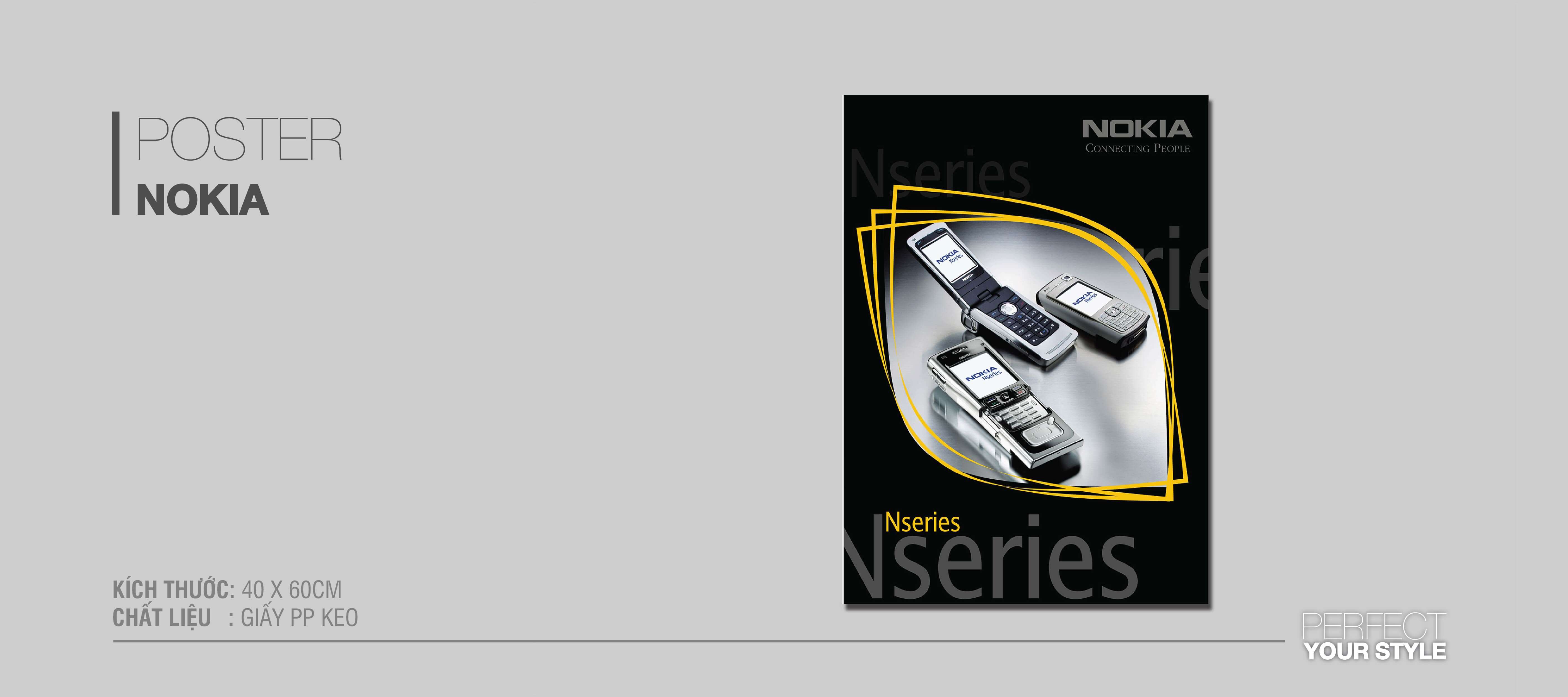POSTER - NOKIA - CÔNG TY TNHH MTV MỸ THUẬT ỨNG DỤNG & QUẢNG CÁO VŨ TRẦN